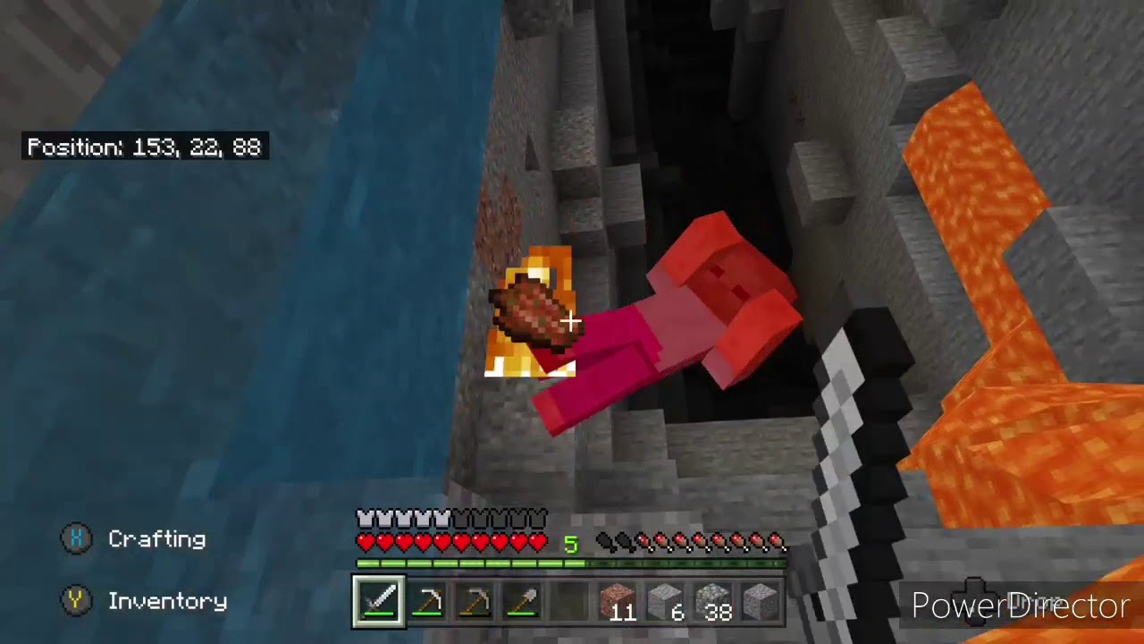 A creeper exploded my house! - YouTube