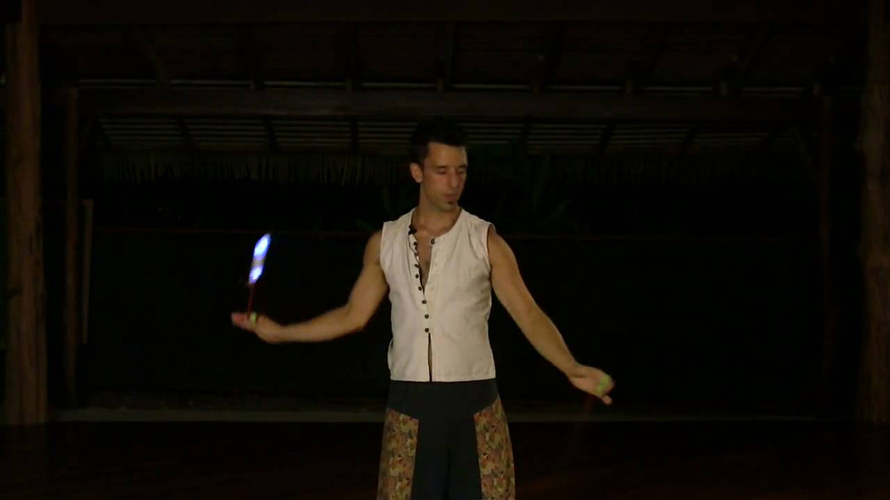 Poi Spinning Tutorial ~ Wall Plane Flowers (Advanced) - YouTube