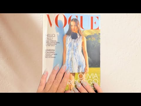 ASMR Whispering VOGUE Magazine August 2023 Olivia Rodrigo