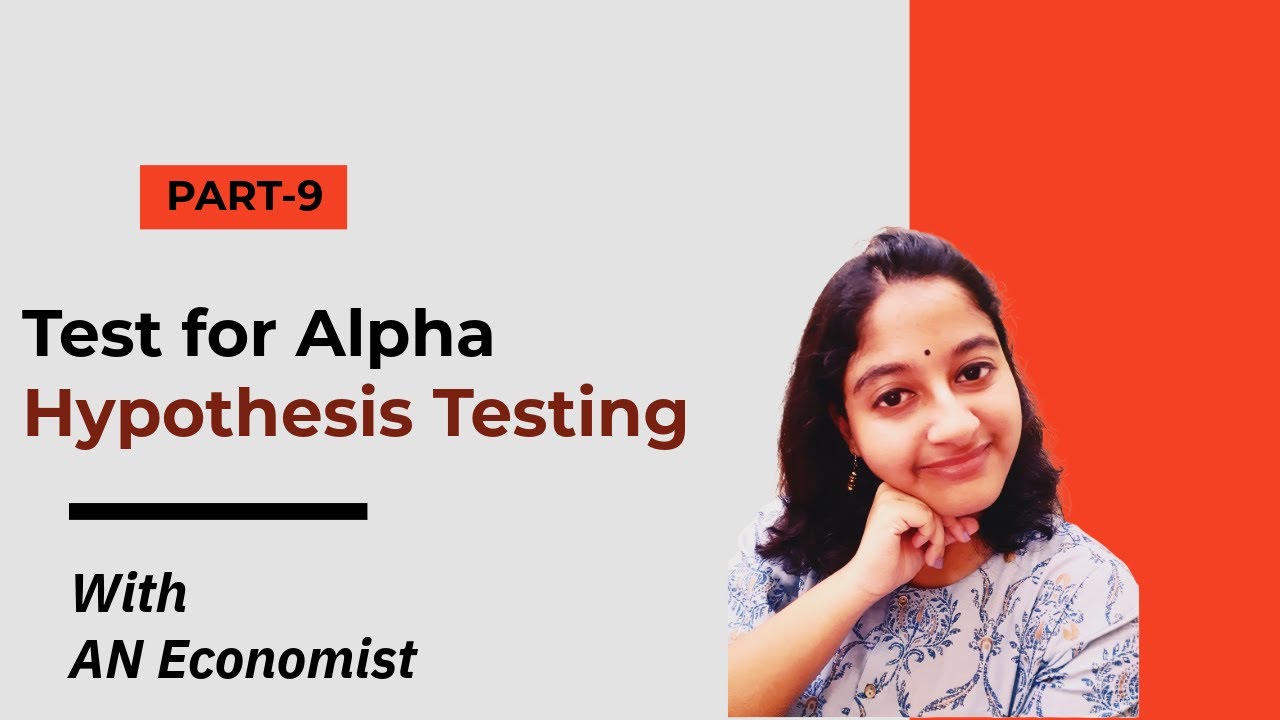 9. Hypothesis Testing in CLRM Part 2 | Test for Alpha & Error Variance ...