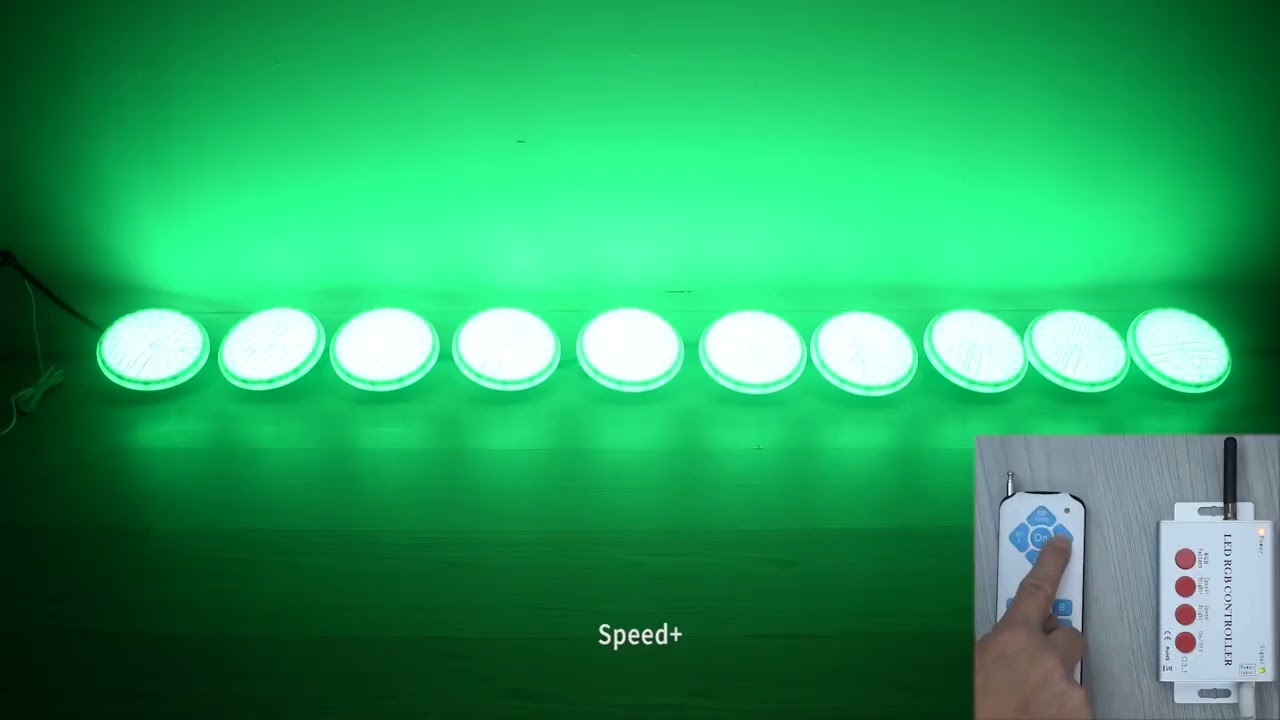 AC12V RGB commercial totally synchronous controller LED pool light ...