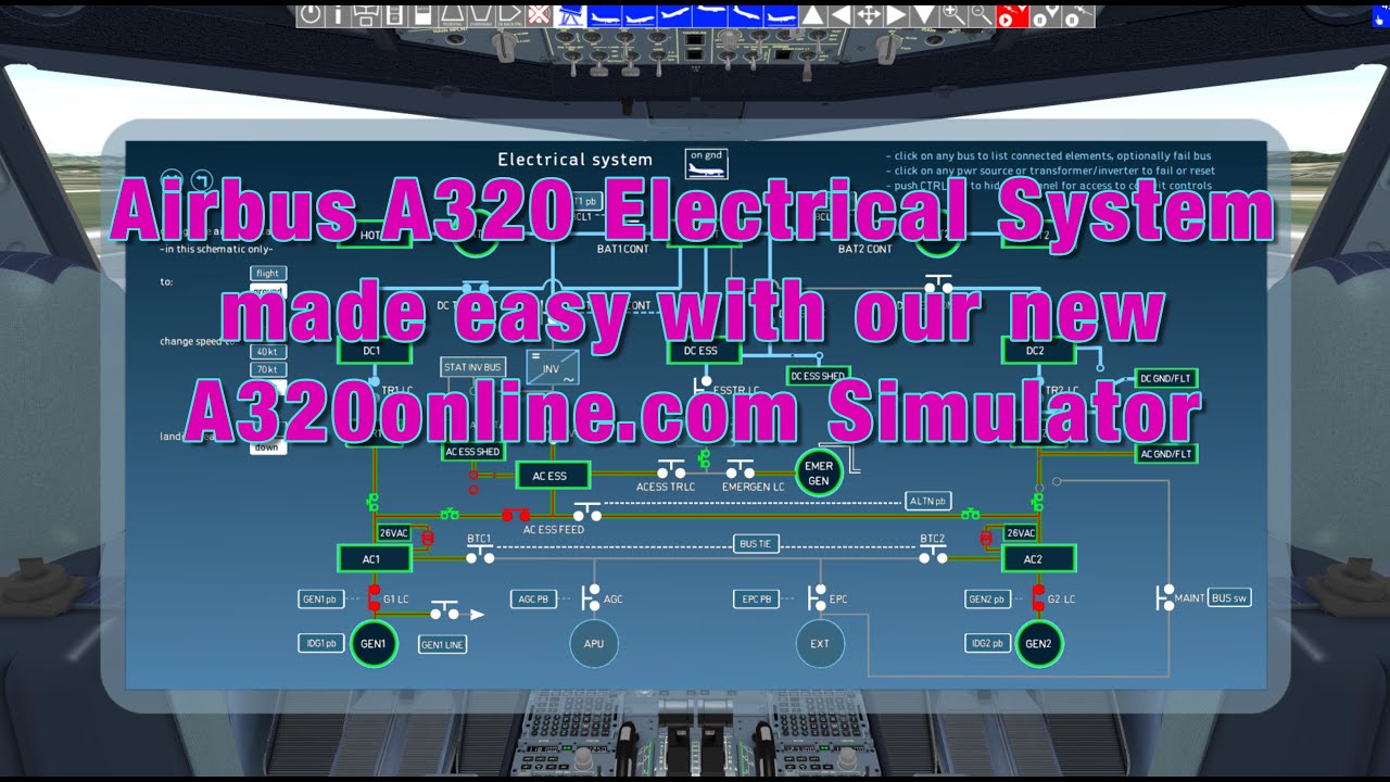 Mastering A320 Electrical Failures with our new online A320 Simulator ...