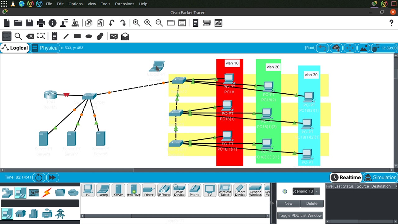 Configure Virtual LAN on Cisco Router 1941 - YouTube