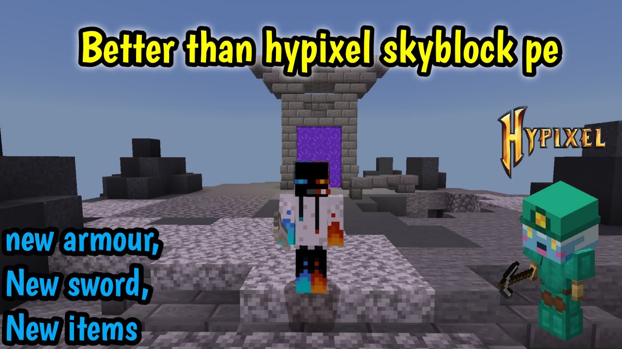 No 1 hypixel skyblock for pe | Minecraft | 1.21.1 | hypixel - YouTube
