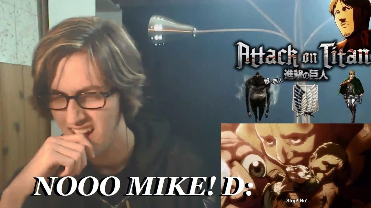NOOO MIKE! - Attack on Titan - Season 2: Ep 26 / 1 "Beast Titan ...