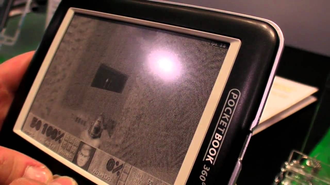 Play Doom on an E-ink screen - YouTube