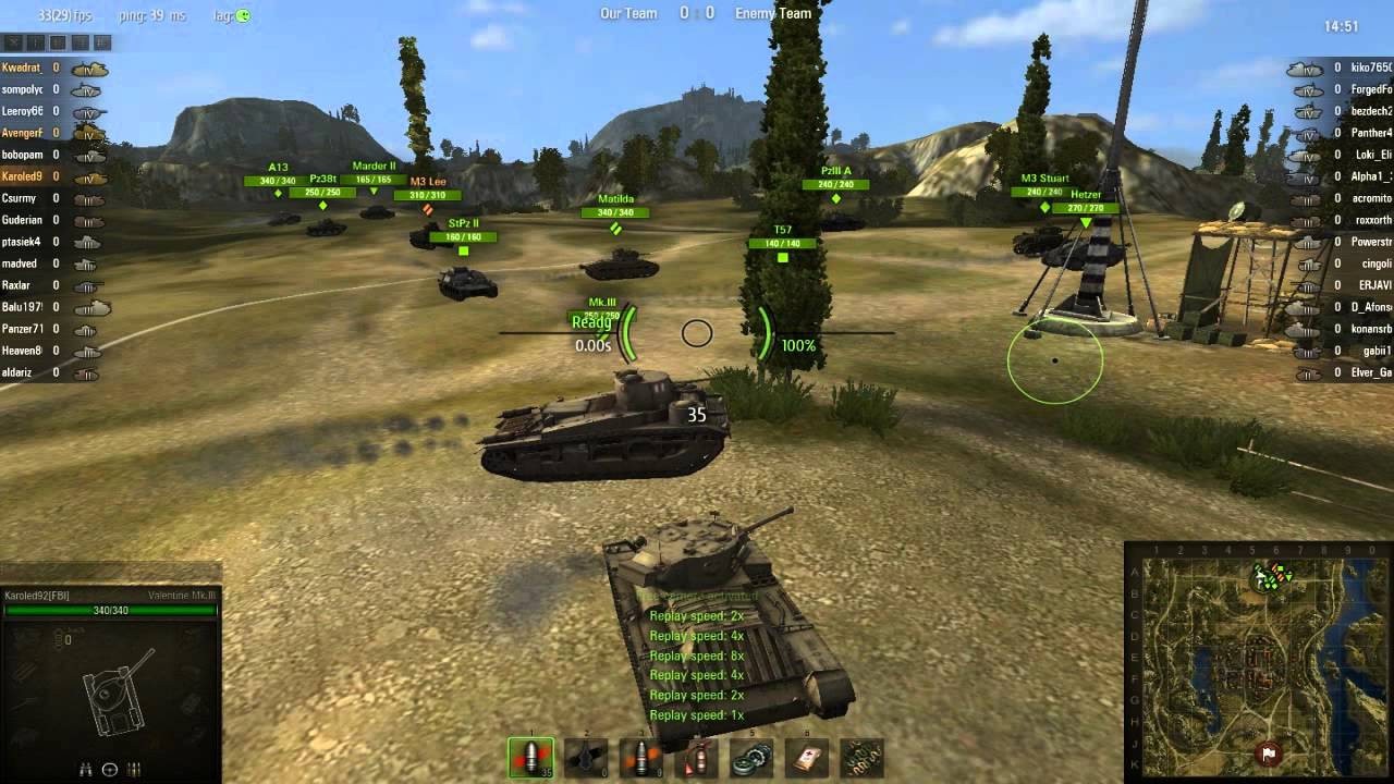 WoT Tank Service #23: Valentine Mk.III - YouTube