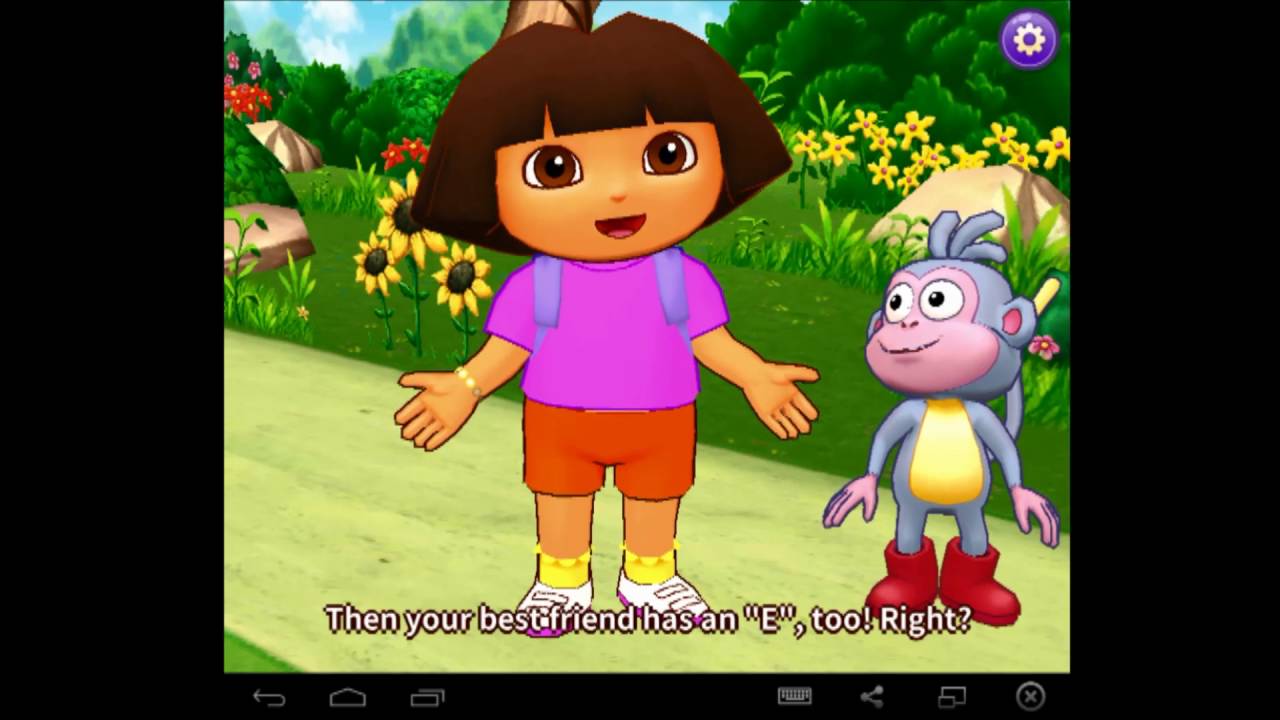 Dora Alphabet Letters EFG - YouTube