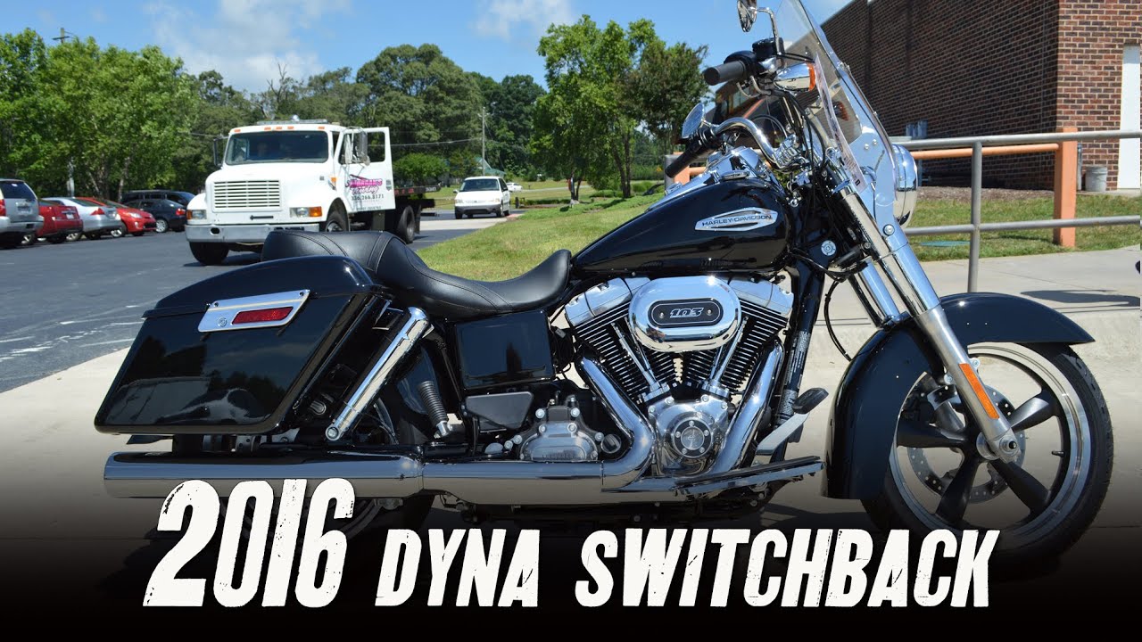 SOLD! 2016 Harley-Davidson® FLD - Dyna® Switchback™ Vivid Black - YouTube