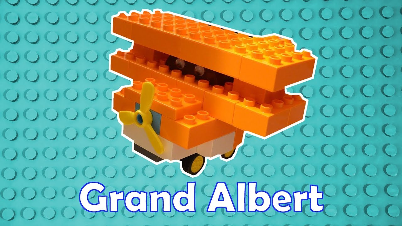 Dad and Son build a Lego Duplo Grand Albert - Super Wings MOC - YouTube