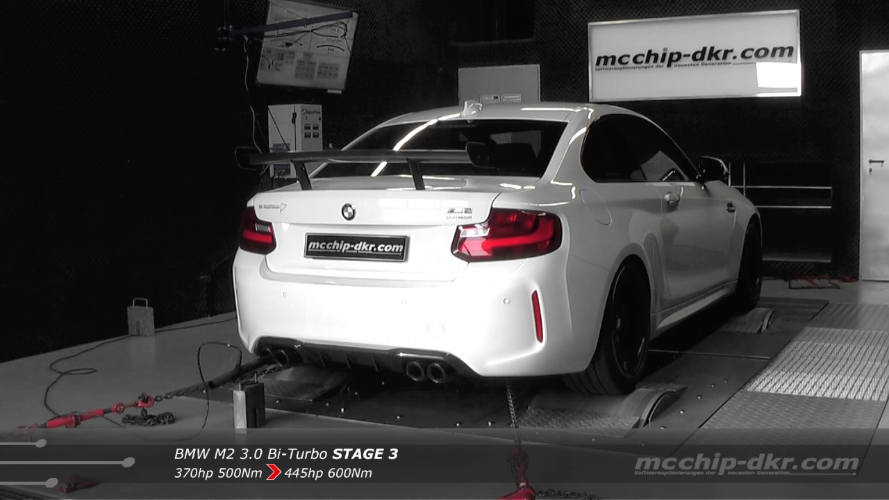 mcchip-dkr Leistungssteigerung / Chiptuning BMW M2 3.0 Twinturbo Stage 3 - YouTube