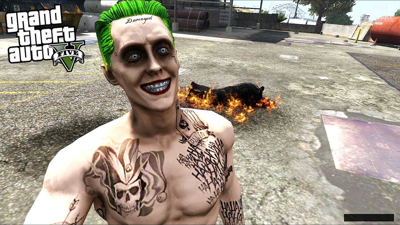 GTA 5 THE JOKER MOD - CAUSING CHAOS (GTA 5 Mods) - YouTube