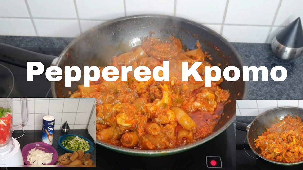 Peppered Cow Skin| Kpomo Recipe - YouTube