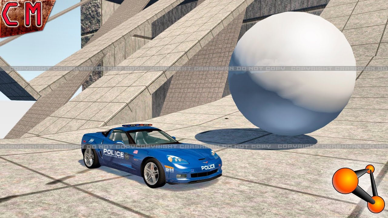 Cars Crushing With Giant Ball BeamNGdrive #4 - YouTube
