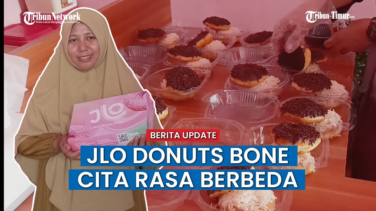Jlo Donuts Bone, Donat Cita Rasa Unik Hanya Rp3 Ribu - YouTube
