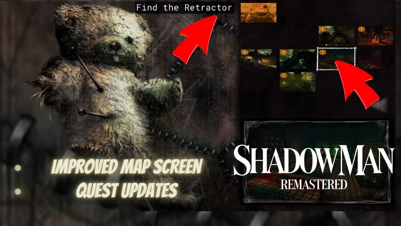 Shadowman Remastered - Update 1.5 - Improved Map Screen - YouTube