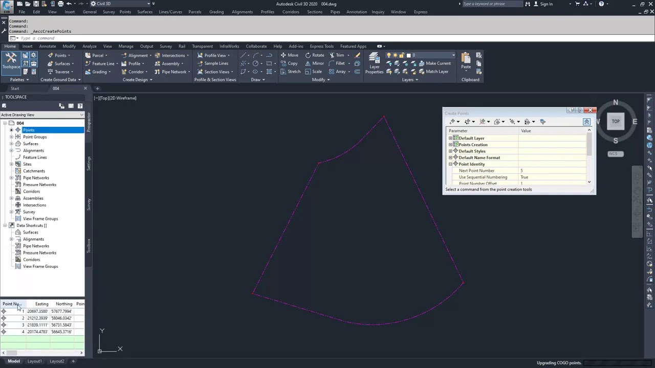 AutoCAD Autodesk: Outline the different point parameters - YouTube