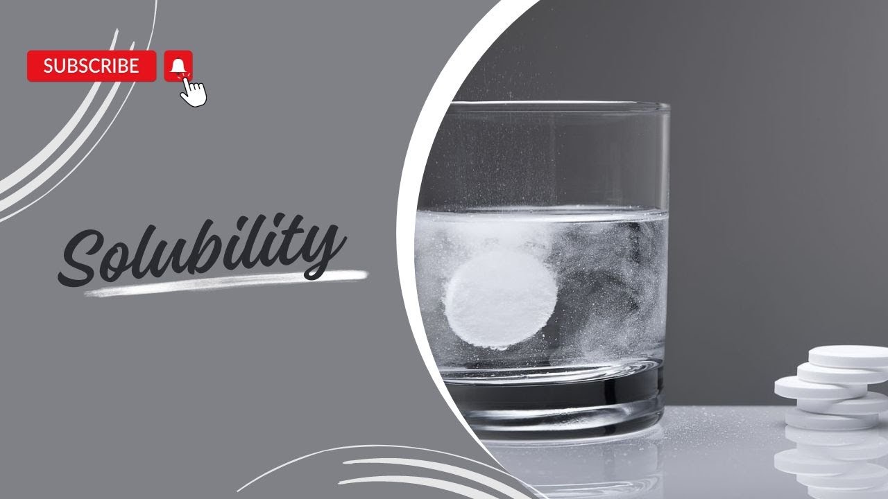 Solubility ll Experimental Demonstration ll Science ll - YouTube