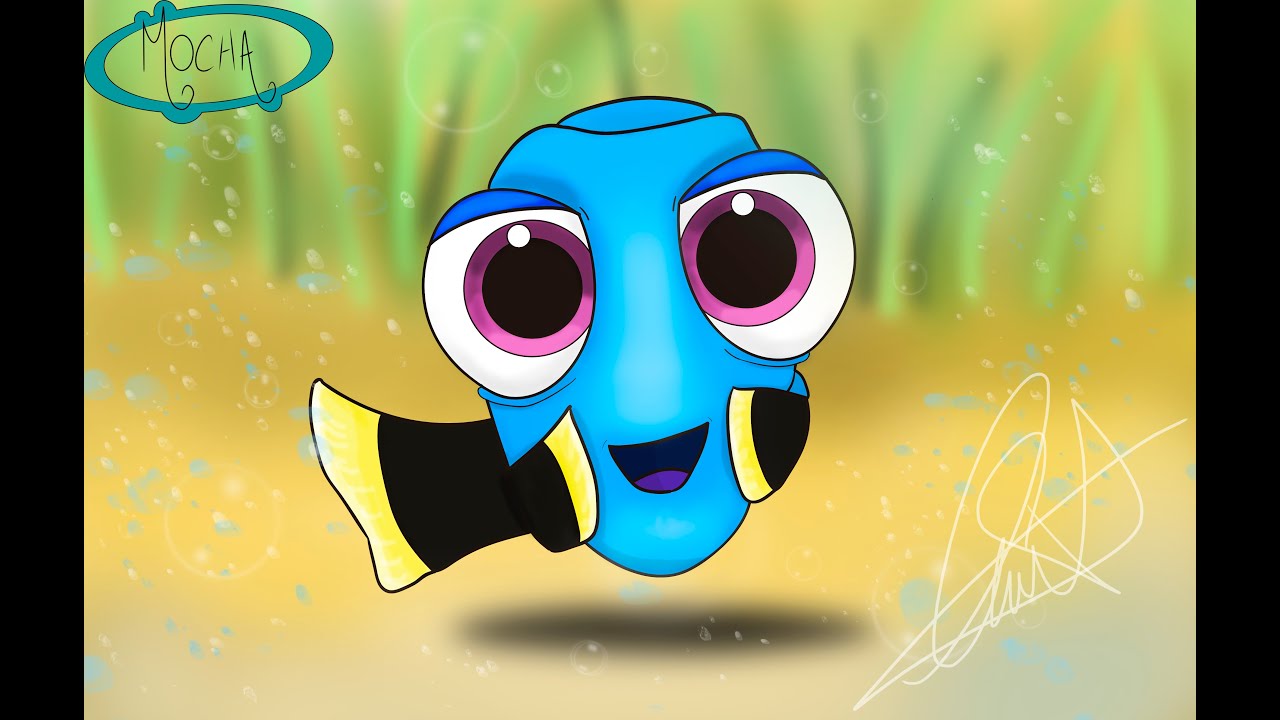 illustration Fan art "Baby Dory" - Finding Dory /illustrator ...