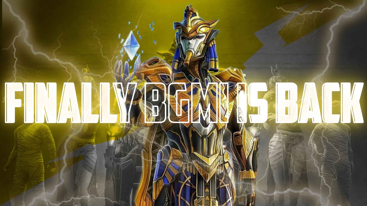 FINALLY BGMI IS BACK || BGMI LIVE STREAM - YouTube