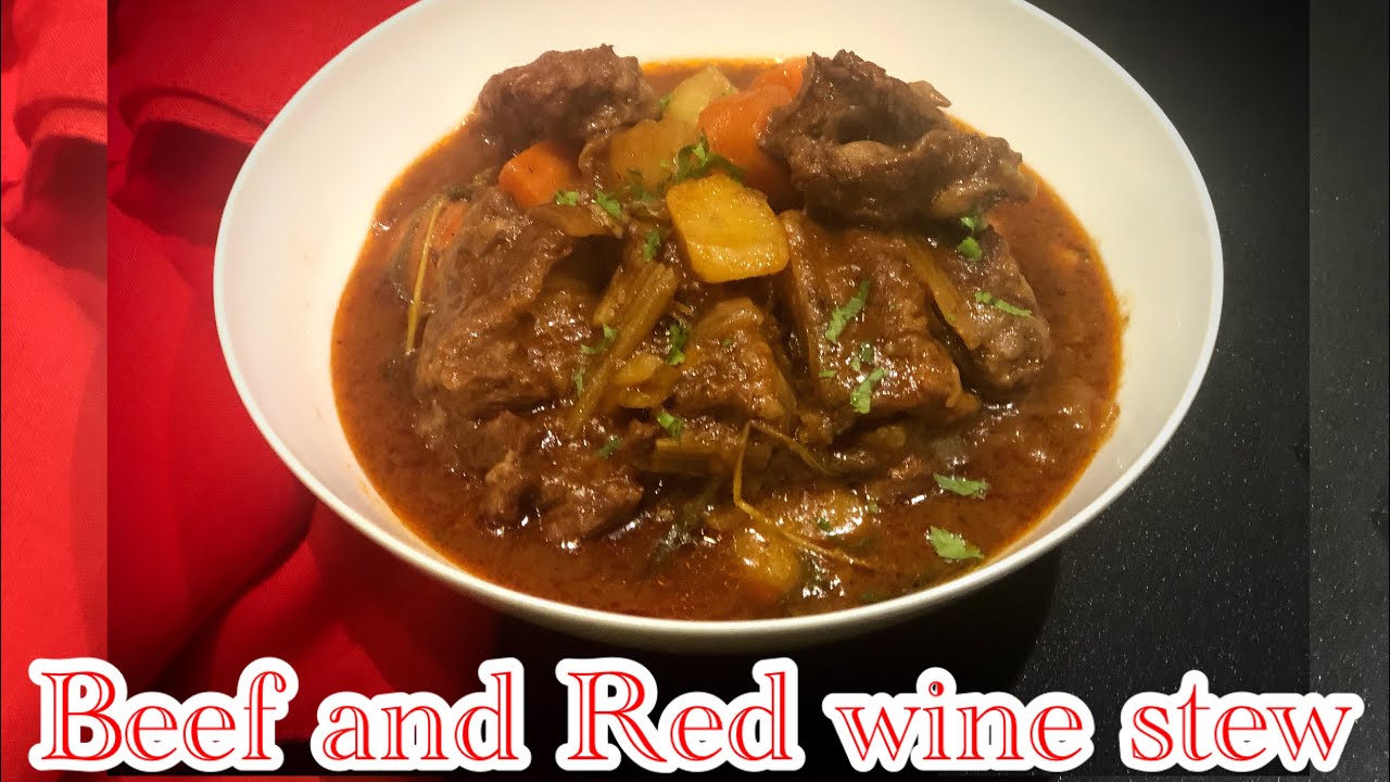 Beef And Red Wine Stew (Beef Bourguignon/ Burgundy) #beef #beefstew # ...