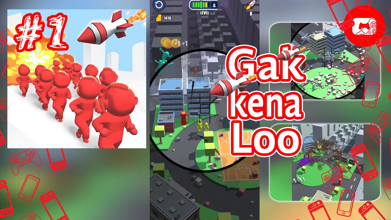 Gak Kena looooo - Gameplay Gang Blast Indonesia #1 - YouTube