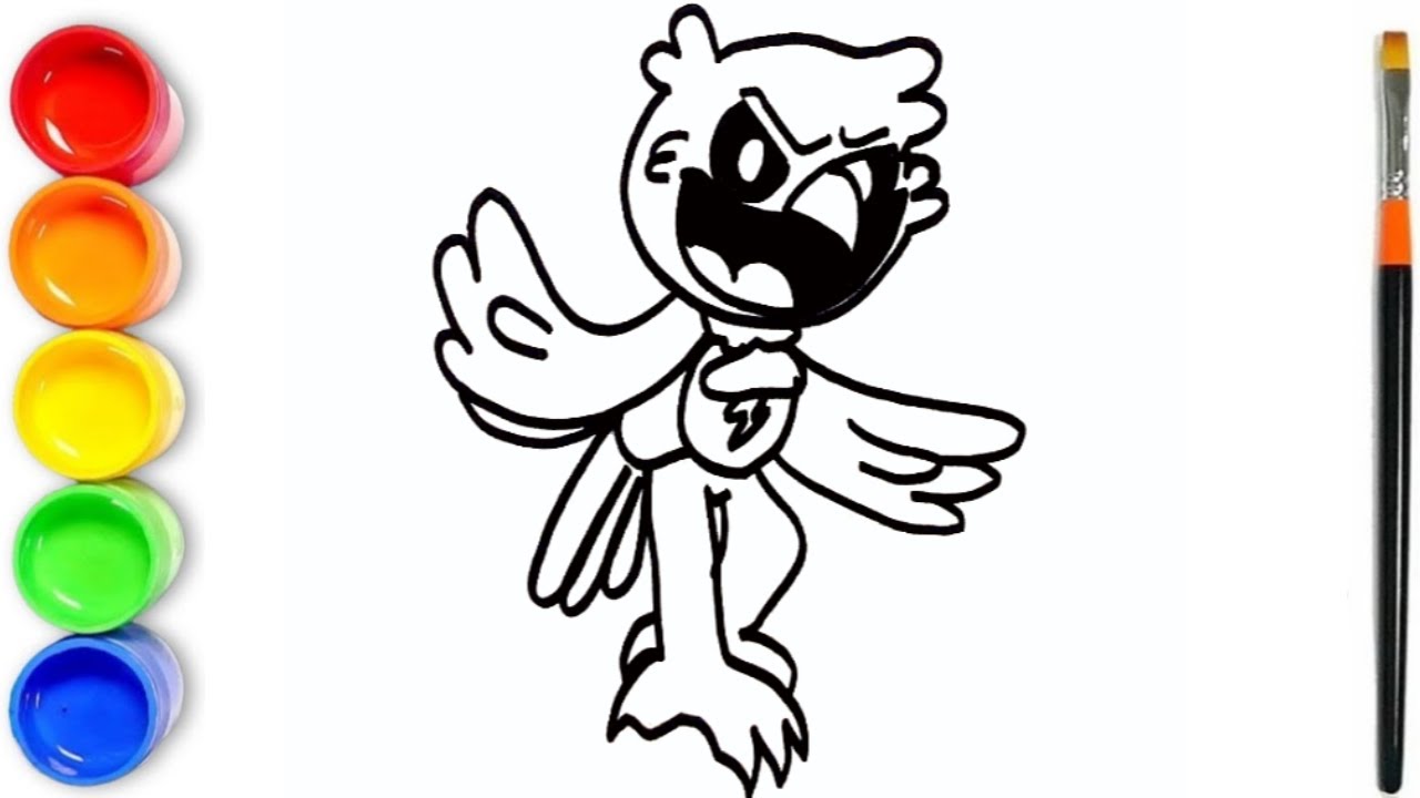 How To Draw Poe | Nightmare Critters | Poppy Playtime Chapter 4 - YouTube