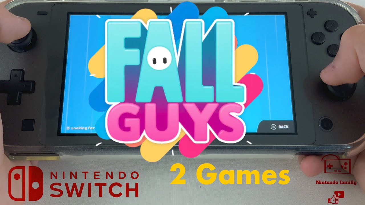 Fall Guys Nintendo Switch Lite gameplay 4k - YouTube