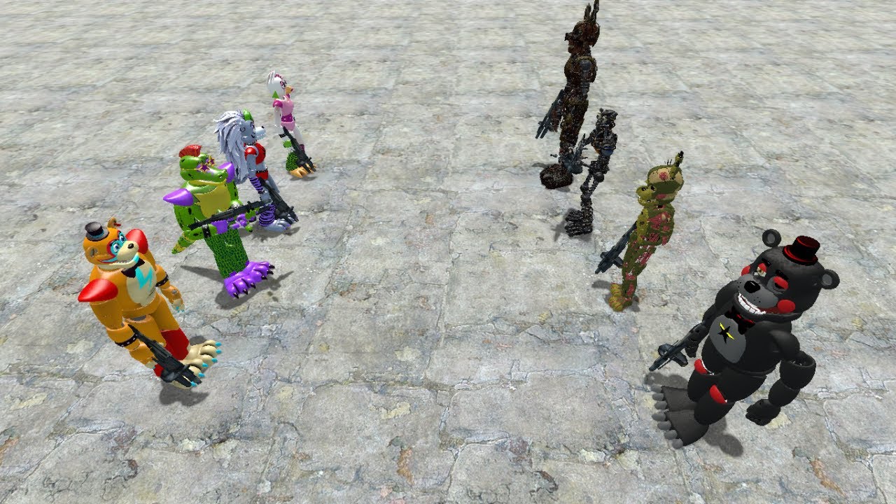 Fnaf NPC Battles! (Gmod) - YouTube