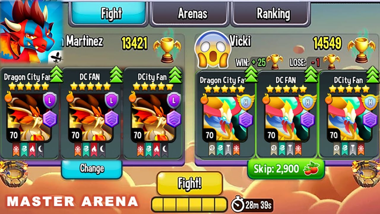 Dragon City - Battle in the MASTER ARENA: Sinful Vampire Dragon [MAX ...