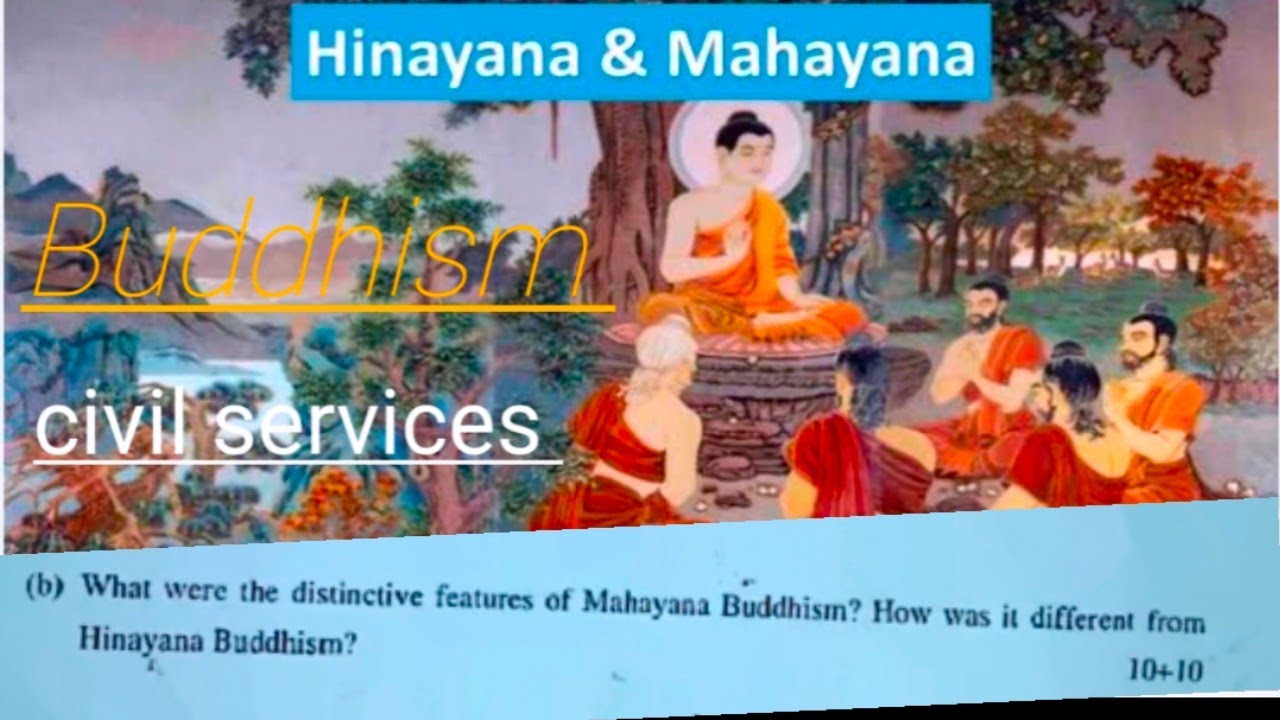 mahayana buddhism/ difference between hinayana and mahayana # upsc ...