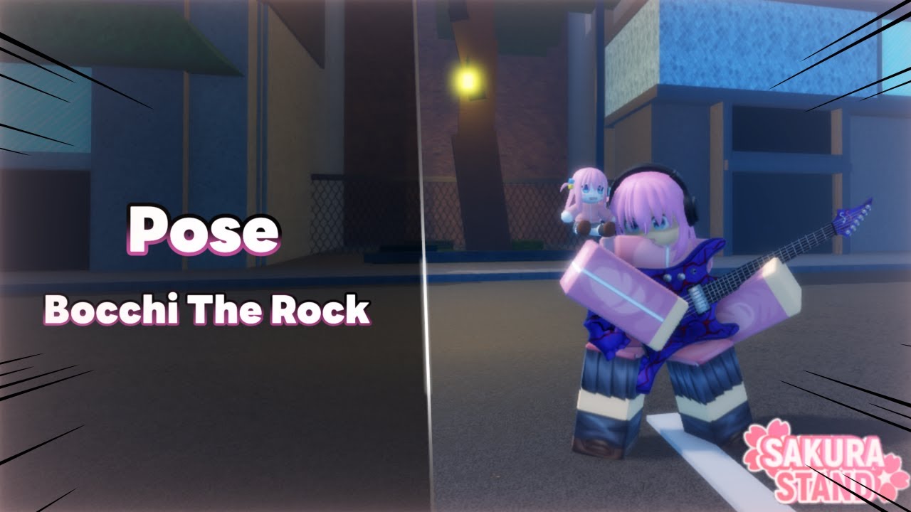 Roblox | Sakura Stand รีวิว Pose ของ Infernal Bard ( Bocchi The Rock ...