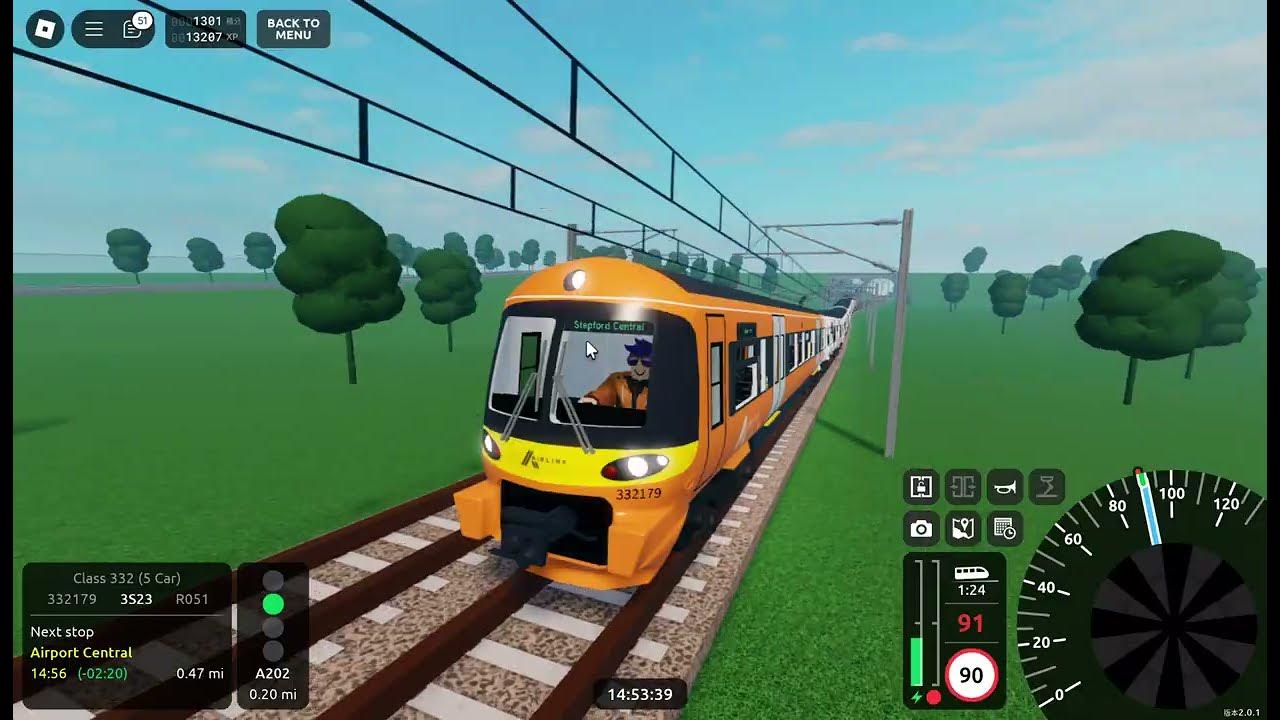 [SCR V2.0.1] Airlink Class 332 [5 cars] Airport Central - Stepford Central - YouTube