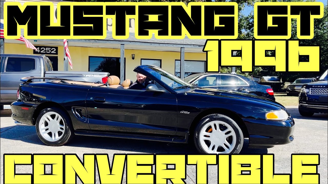 1996 Ford Mustang GT Convertible Just Became a Classic!!! 25 Years Old ...