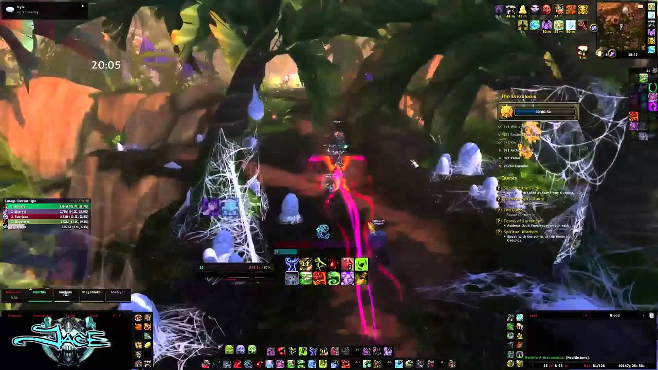 Warlords of Draenor - The Everbloom - Challenge Mode Gold Guide - YouTube