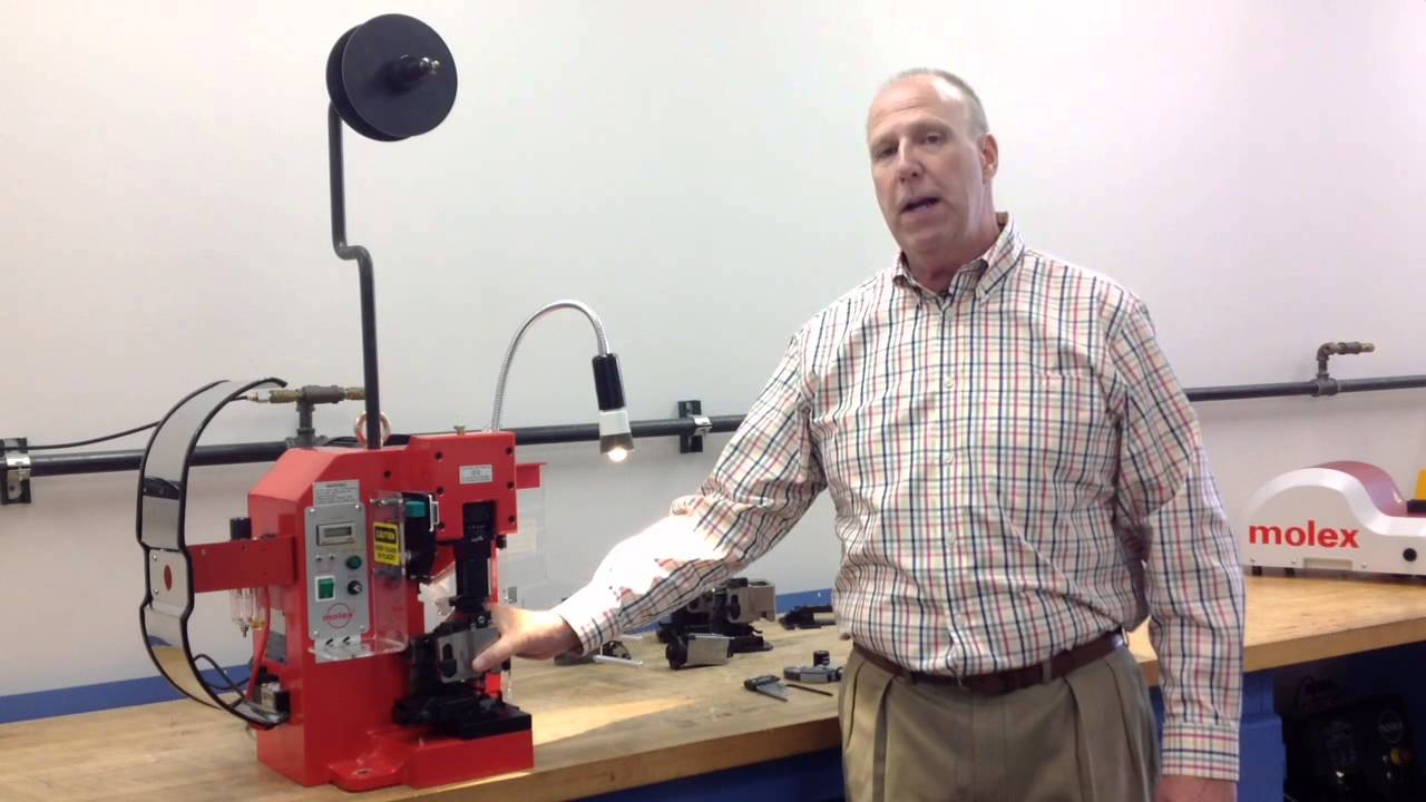 Molex - Applicator Press Installation - YouTube