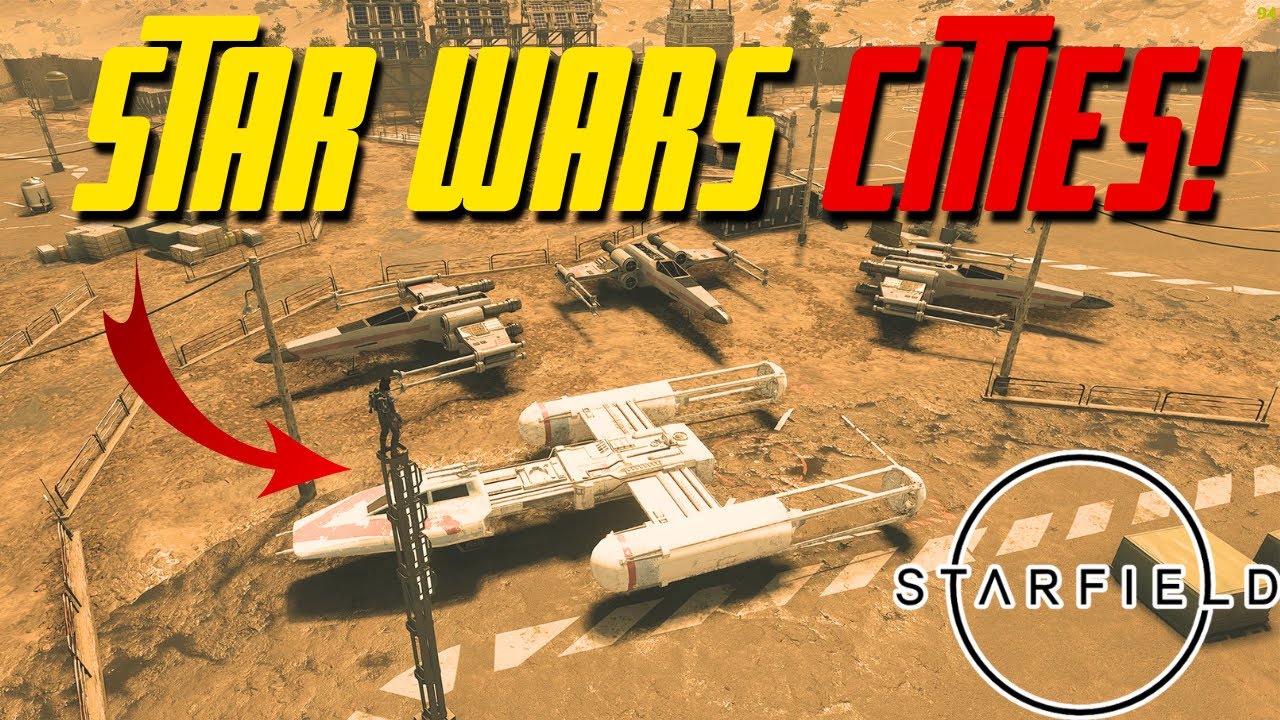 Star Wars Cities Are Here! - Starfield Mod Showcase: Star Wars City ...