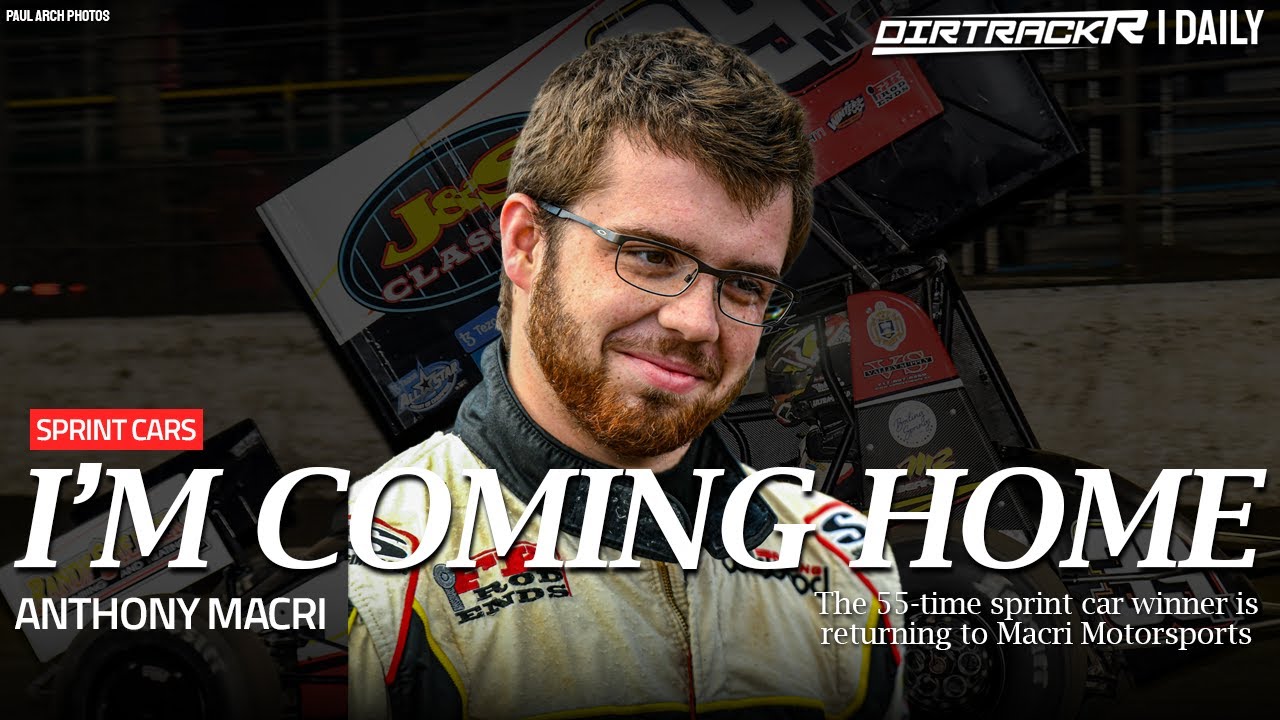 After shock split, Anthony Macri returns to 39M sprint car - YouTube