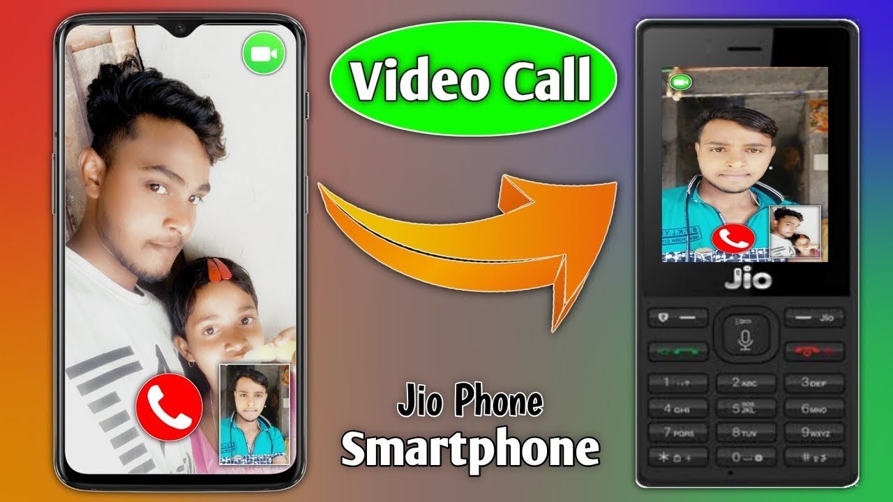 How To Video Call Jio phone To Smartphone | Jio phone Se Smartphone me ...