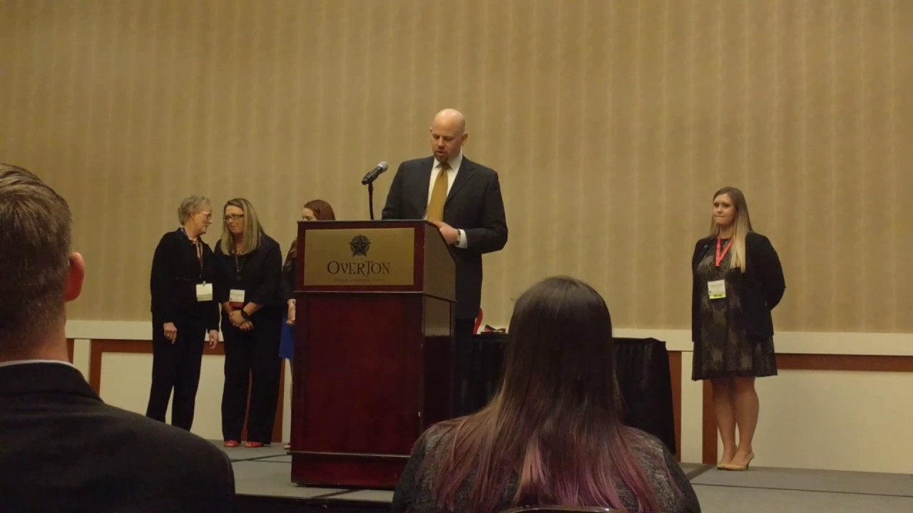 Texas Tech Financial Planning Award Acceptance Speech - YouTube