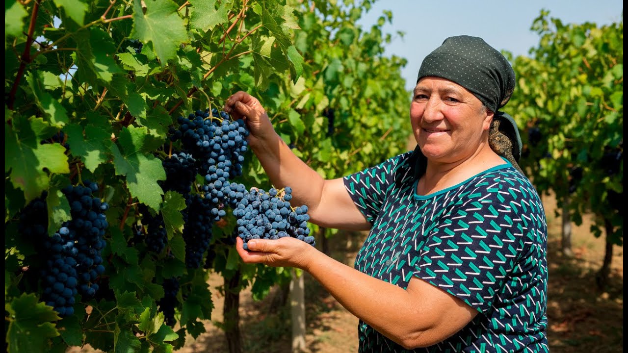 Peaceful Rural Simple Village Life - Grandma Cooking Traditional ...