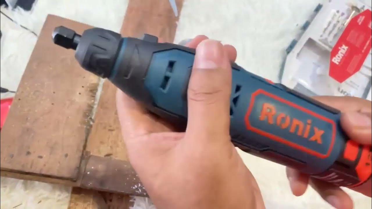 Ronix Cordless Mini Drill Grinder Model 8102K - YouTube