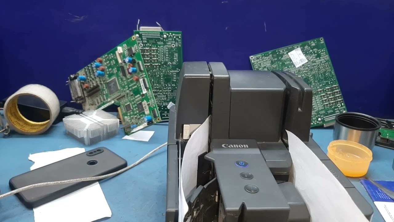 Canon image formula CR-120 UV cts Not power problem fix step by step ...