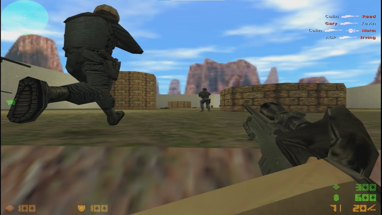 Counter Strike 1.6 awp map2k gameplay - YouTube