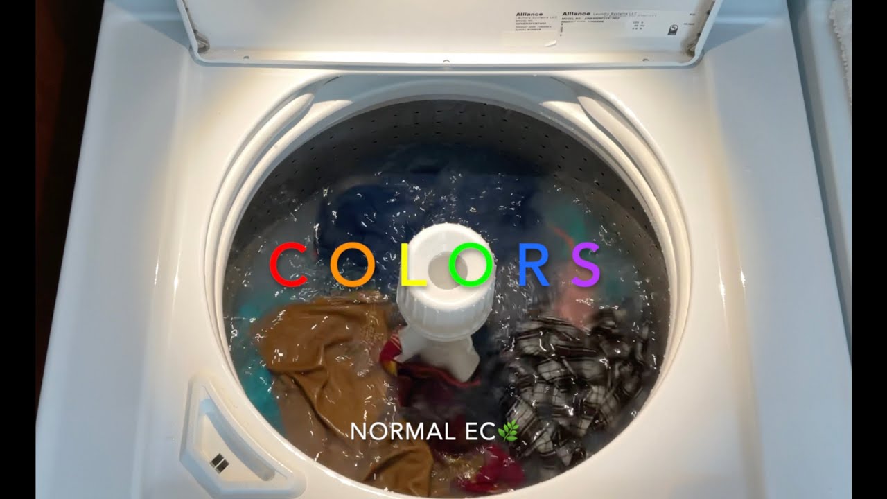 2022 Speed Queen TC5 - Normal Eco cycle - Colors - YouTube