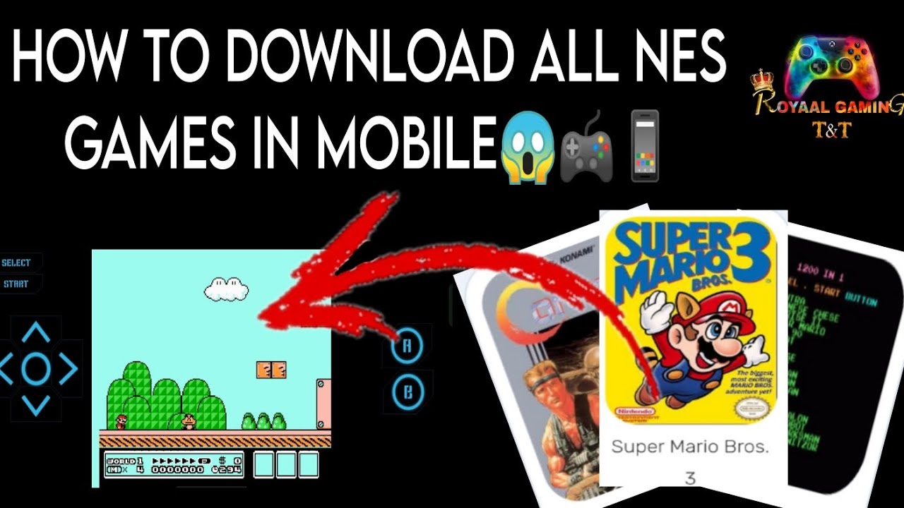 How To Download All Nes Games Like Mario And Contra In Mobile Easy Tips ...