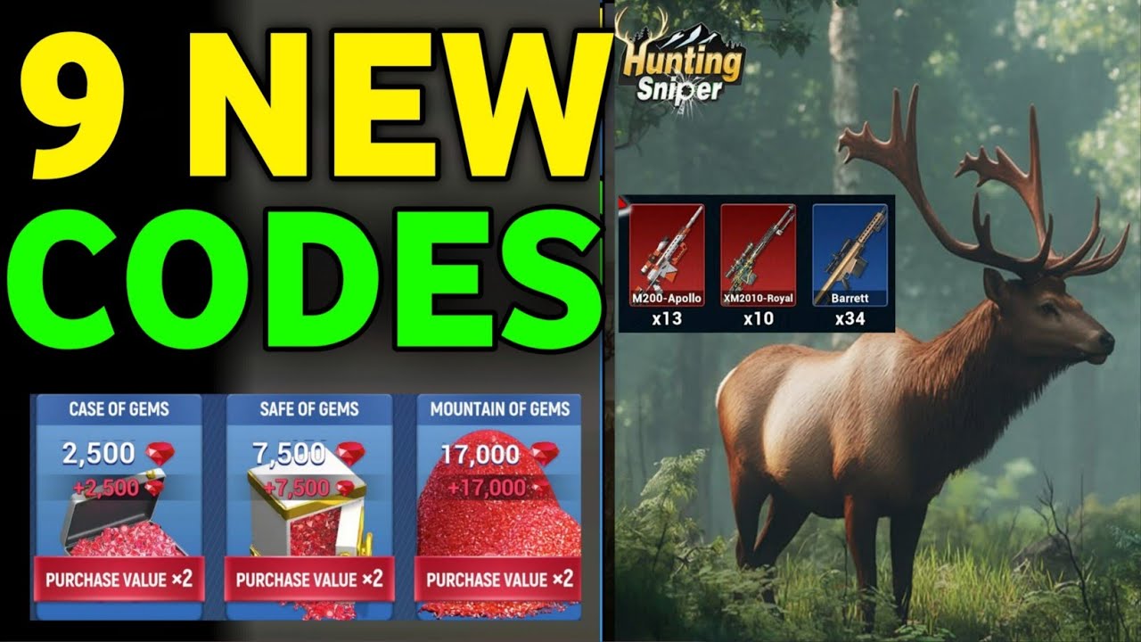 Update‼️Hunting Sniper Codes 2025 | Hunting Sniper Redeem Code ...