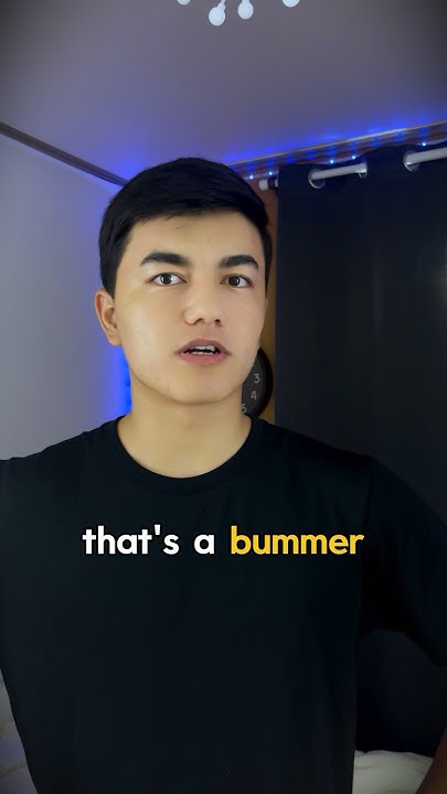 Common Slang Explained: "bummer" 😖 #english #englishslang #learnenglish ...