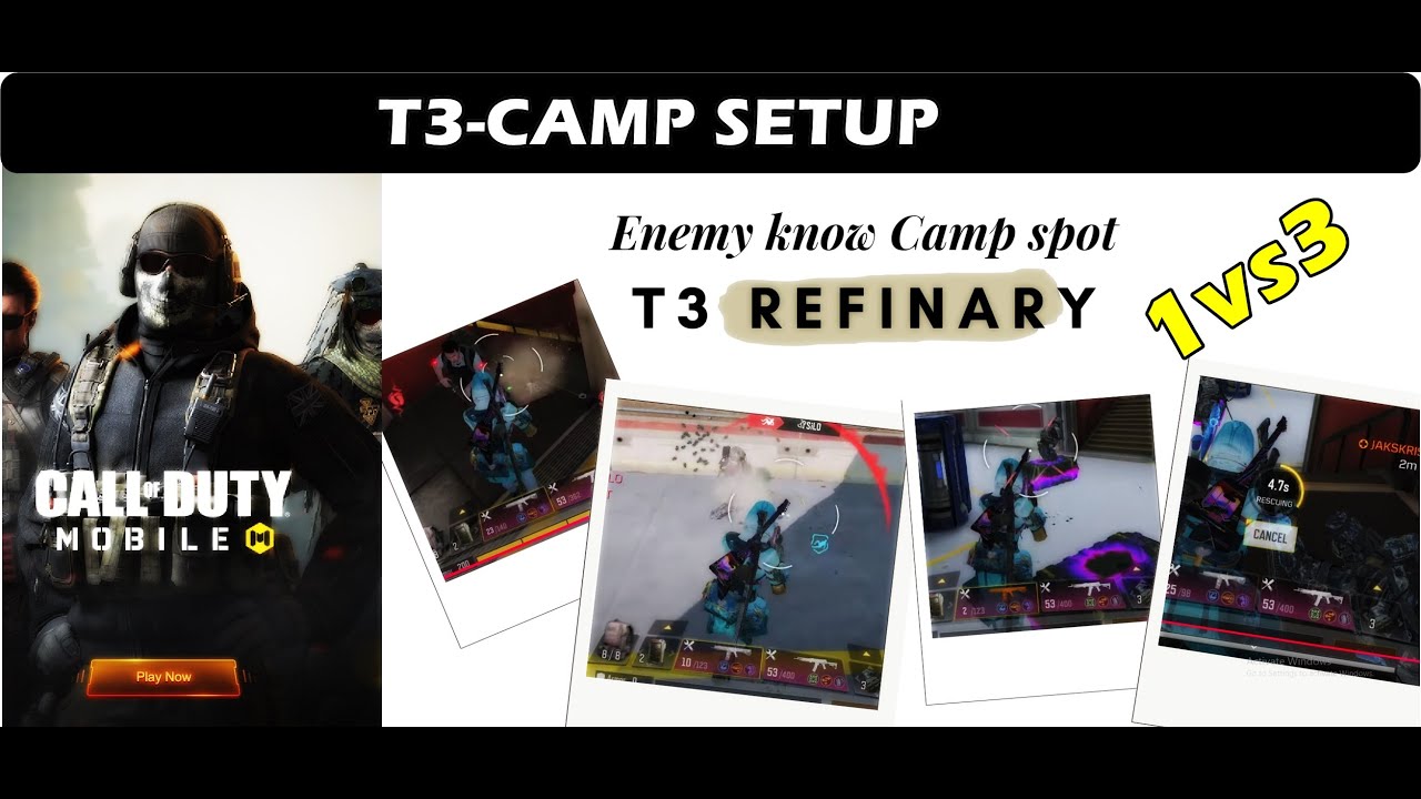 Call of Duty: Mobile 2vs4 2025 |🔥🔥 Codm Camper | Best Camp Setup Codm 😁 ...