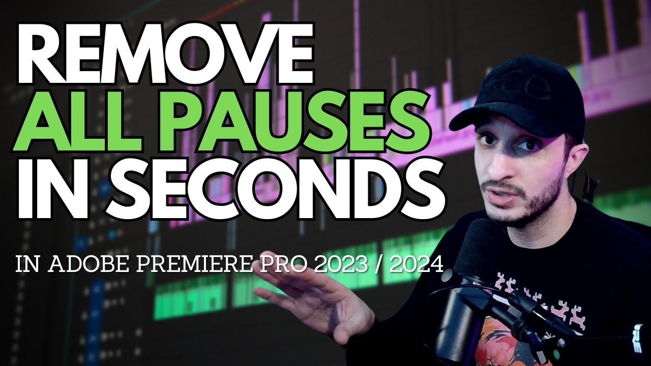 VIDEO EDITING TIPS: Removing Pauses in Adobe Premiere Pro in 2023/2024 ...